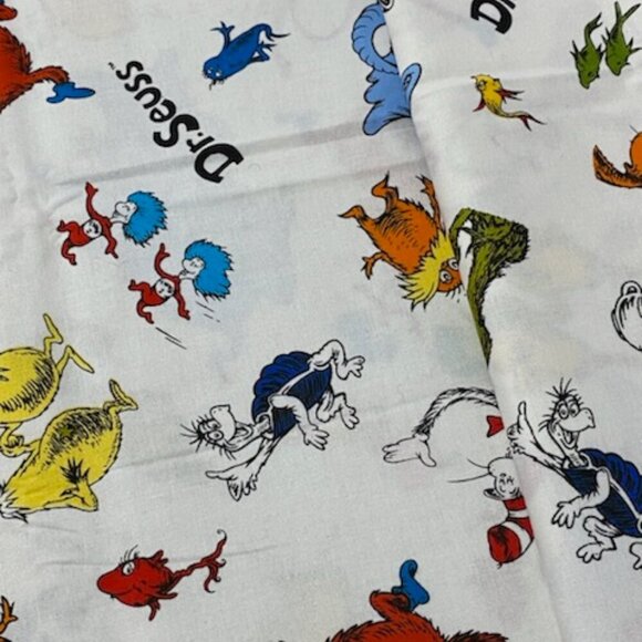 Dr. Seuss | Design | New Unused Dr Seuss Cotton Fabric Robert Kaufman ...